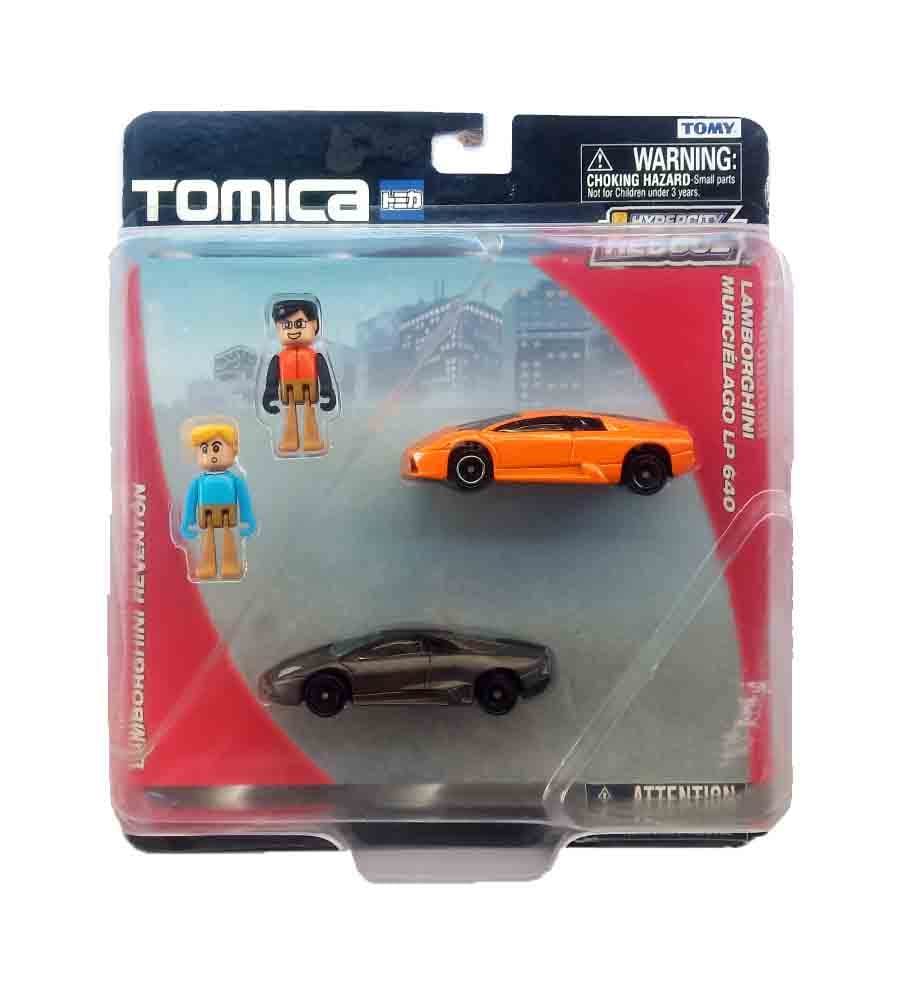 Tomica Vehicle And Hero Assortment Lamborghini Reventon and Lamborghini ...