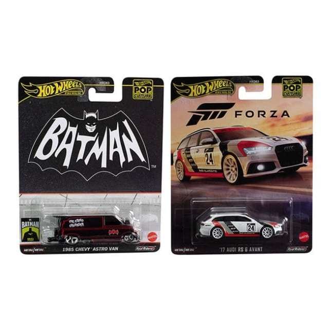 Hot Wheels Pop Culture 2024 Batman 1985 Chevy Astro Van And Forza '17 ...