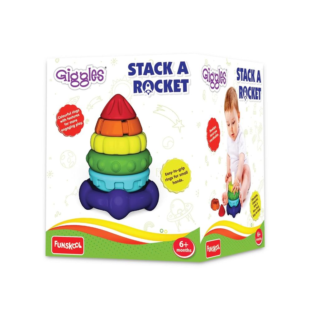 Funskool Giggles - Stack a Rocket