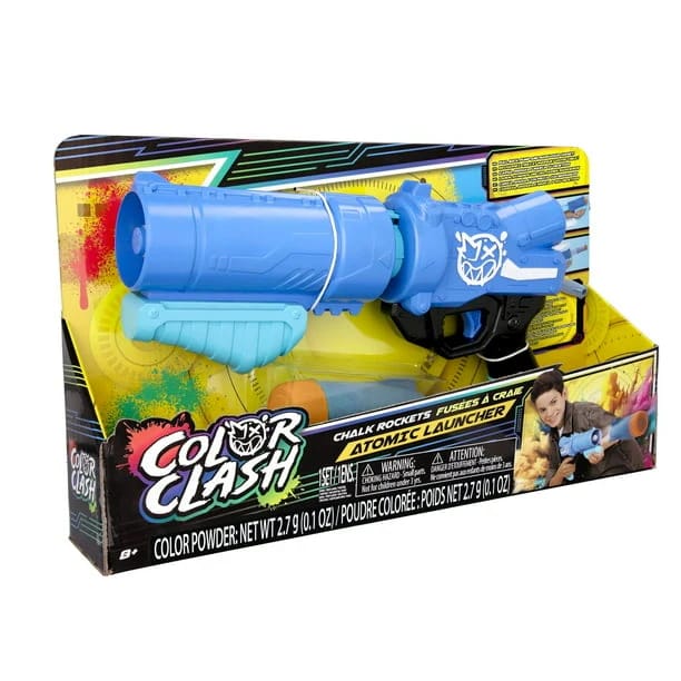 Funskool Color Clash Atomic Launcher with Extra Ammo, Chalk Filled ...